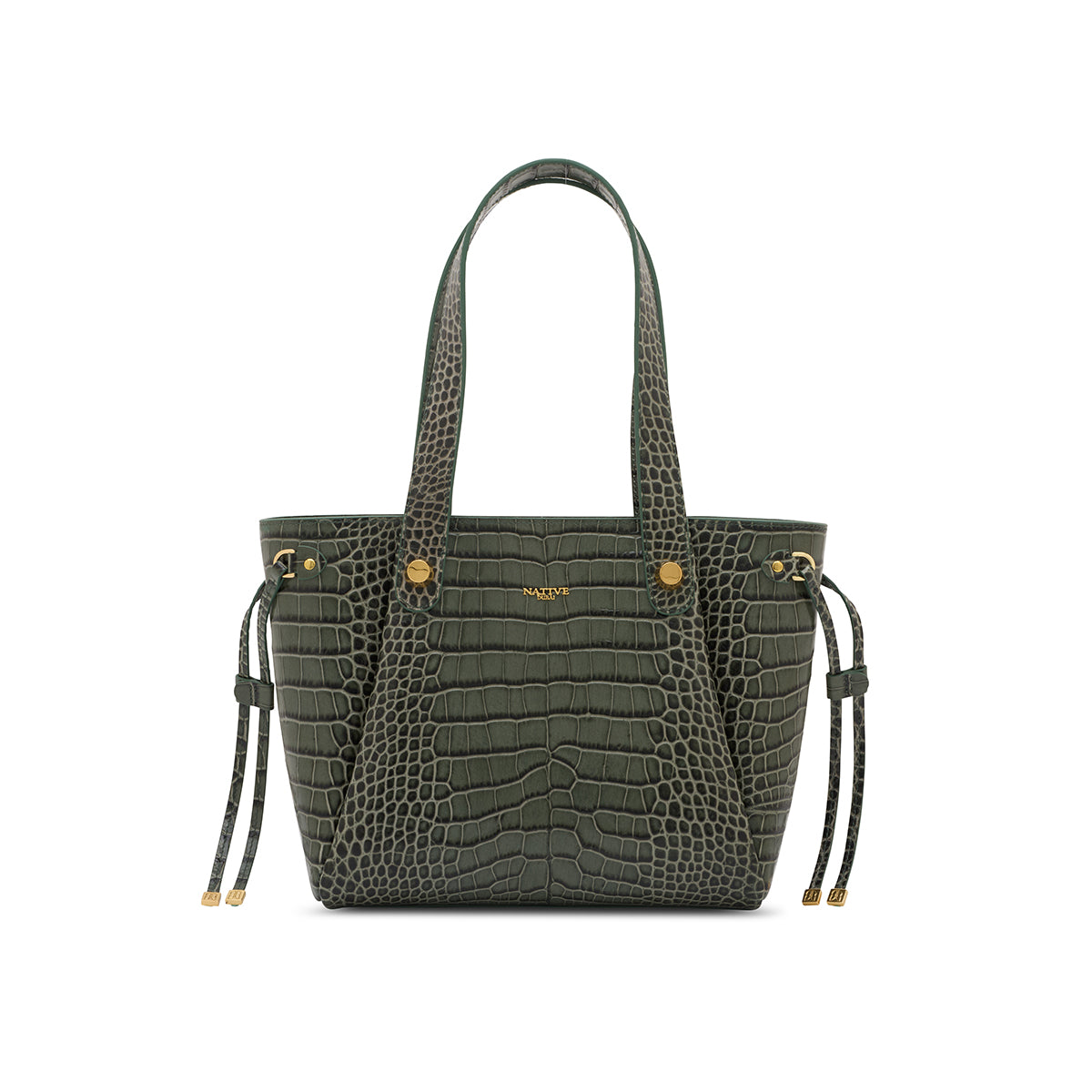 Ms Camilla in Croc Print Oliva – NATIVE DUBAI